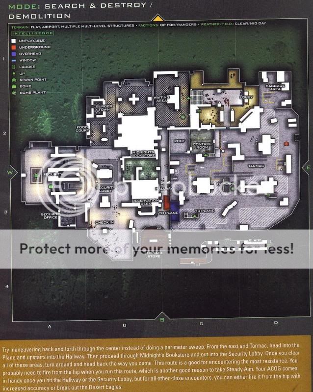 Official MW2 Maps/spawns for each mode...