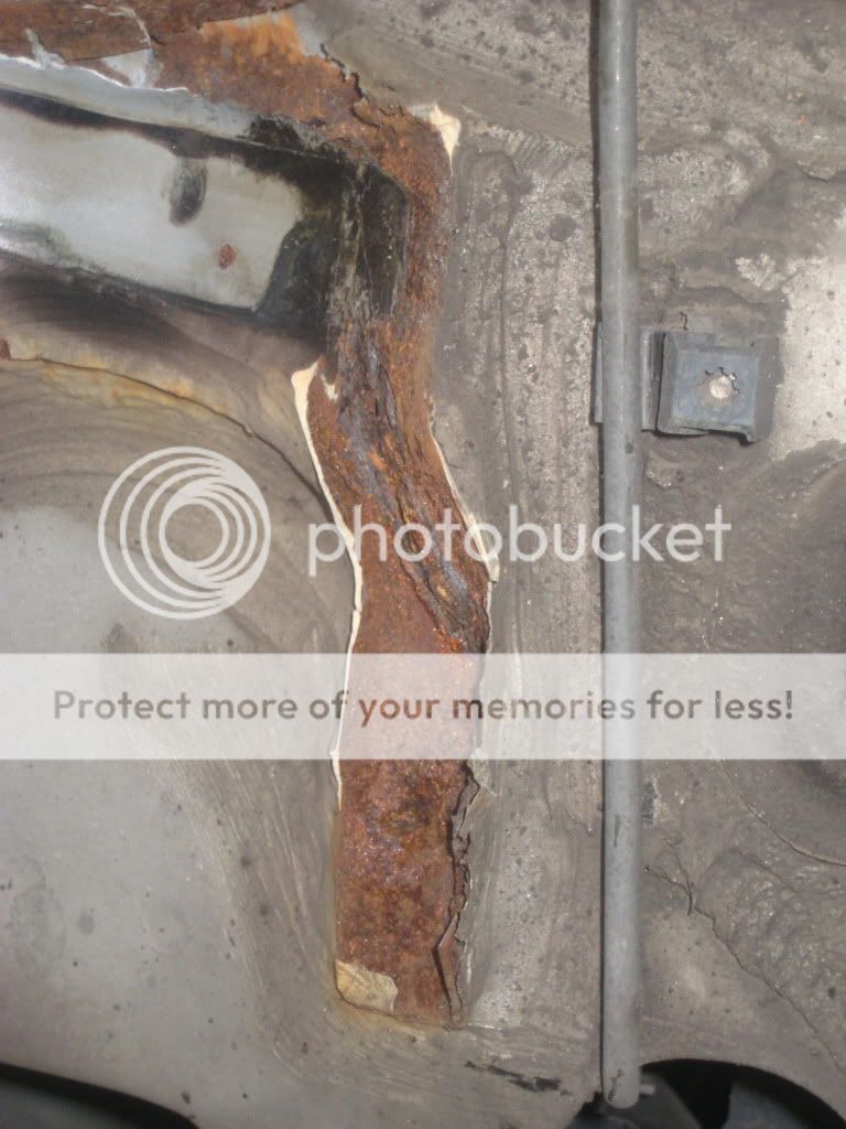 Sagging front Passenger end.