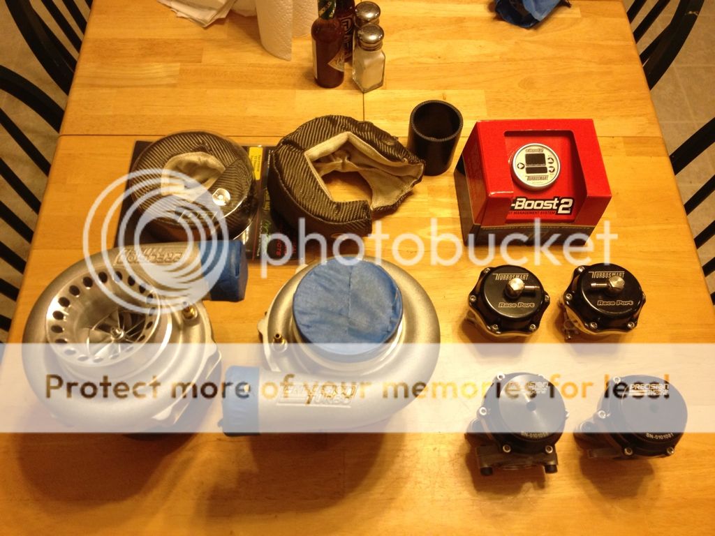Selling a pair of Precision 62mm turbos. 6262, ball bearing, Vband ...