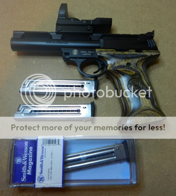 WTS: - Smith and Wesson 22A W/target grips & red dot | Indiana Gun ...