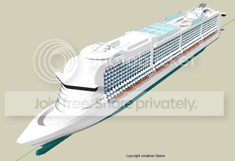 I'm back...with a new ship design! in 3D - Princess Cruises - Cruise ...