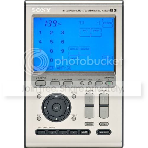 FS: iPhone Bluetooth, Sony RM-AX4000 Touch Screen Remote - NASIOC