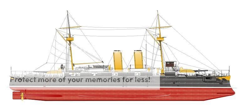 The Ship Model Forum • View topic - 1/144 "Infanta María Teresa" Cruiser