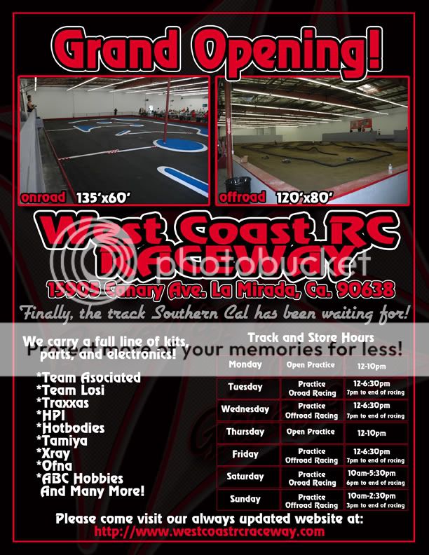 West Coast RC Raceway Onroad Racing! - Page 2 - R/C Tech Forums